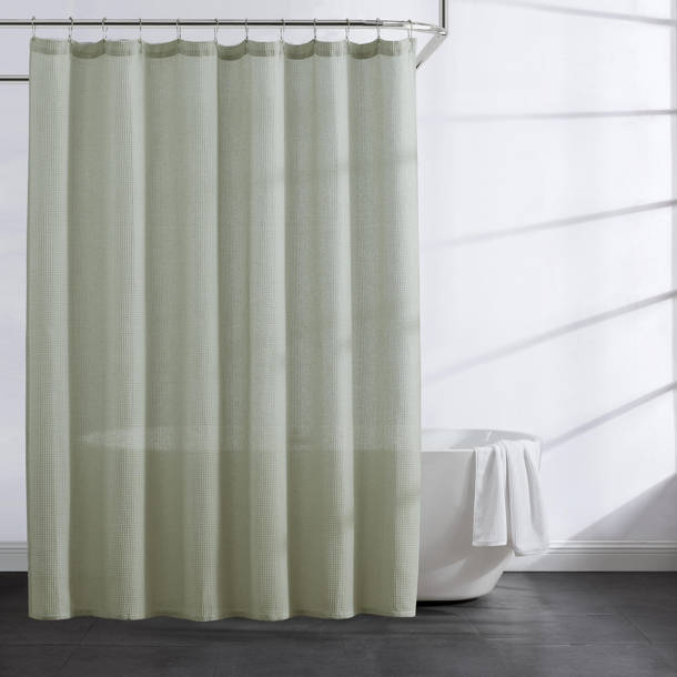 Kenneth Cole Waffle Solid Single Shower Curtain And Reviews Wayfair